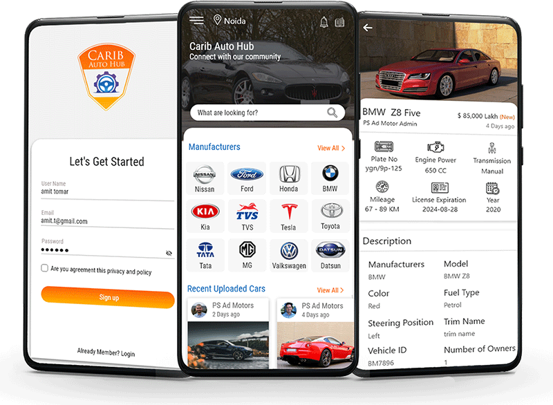 Carib Auto Hub - Mobile App Design and Development Case Study | Misha ...